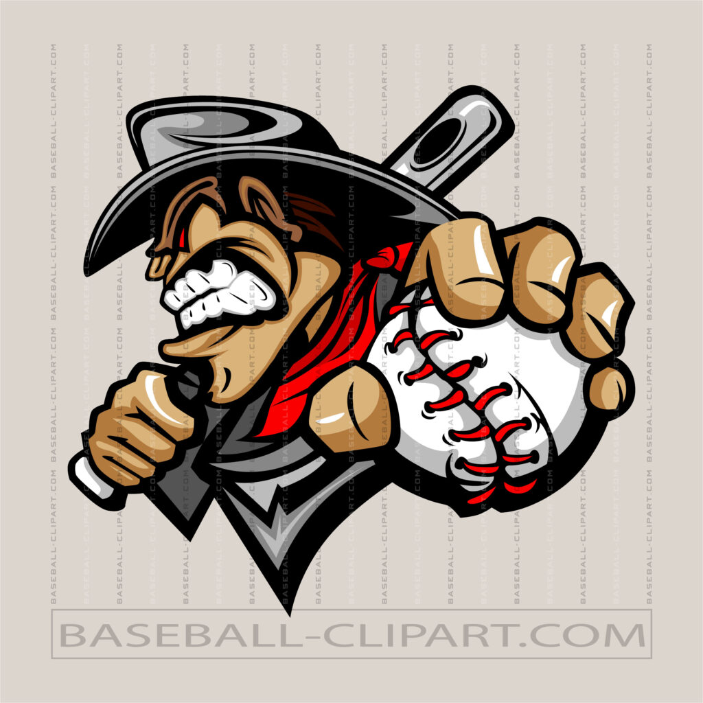 Outlaws Baseball Team Logo | baseball clipart | Vector Format